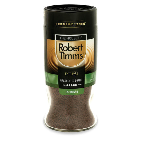 The House of Robert Timms Granulated Extra Dark Roast Espresso Coffee ...