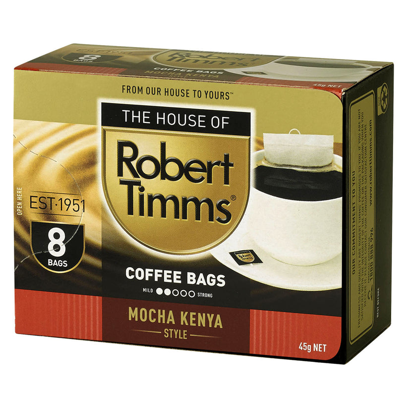 Mocha Kenya Coffee Bags 8s – Fresh Food Services AU