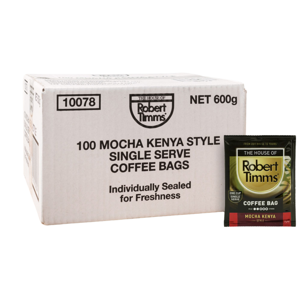 The House of Robert Timms Mocha Kenya Coffee Bags – Fresh Food Services AU