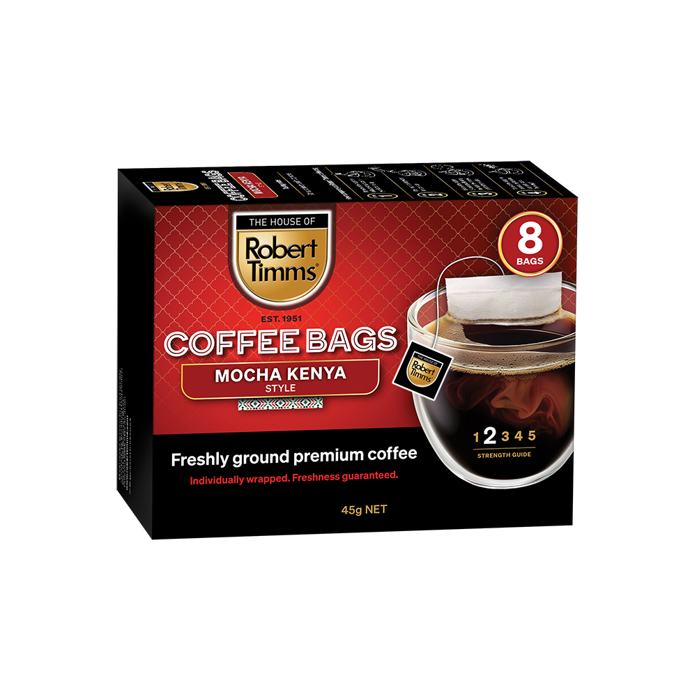 Mocha Kenya Coffee Bags 8s – Fresh Food Services AU